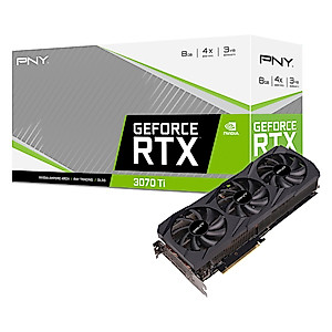 PNY GeForce RTX™ 3070 Ti 8GB Uprising Triple Fan Graphics Card