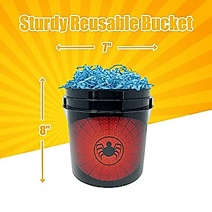 Spider-Man Easter Gift Basket For Kids Already Filled - Easter Care Package Gift Pack Bundle Prefilled With Easter Eggs Candy Chocolate for Girls Boys Young Children Grandchildren Toddlers