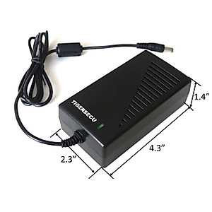 TIGERSECU Security Camera Power Adapter with 9-Way Power Splitter, 12V 5A 100V-240V 2.1x5.5mm Power Supply, Compatible with Lorex, Samsung, Q-See, Night Owl, Swann, Annke IP and BNC Cameras