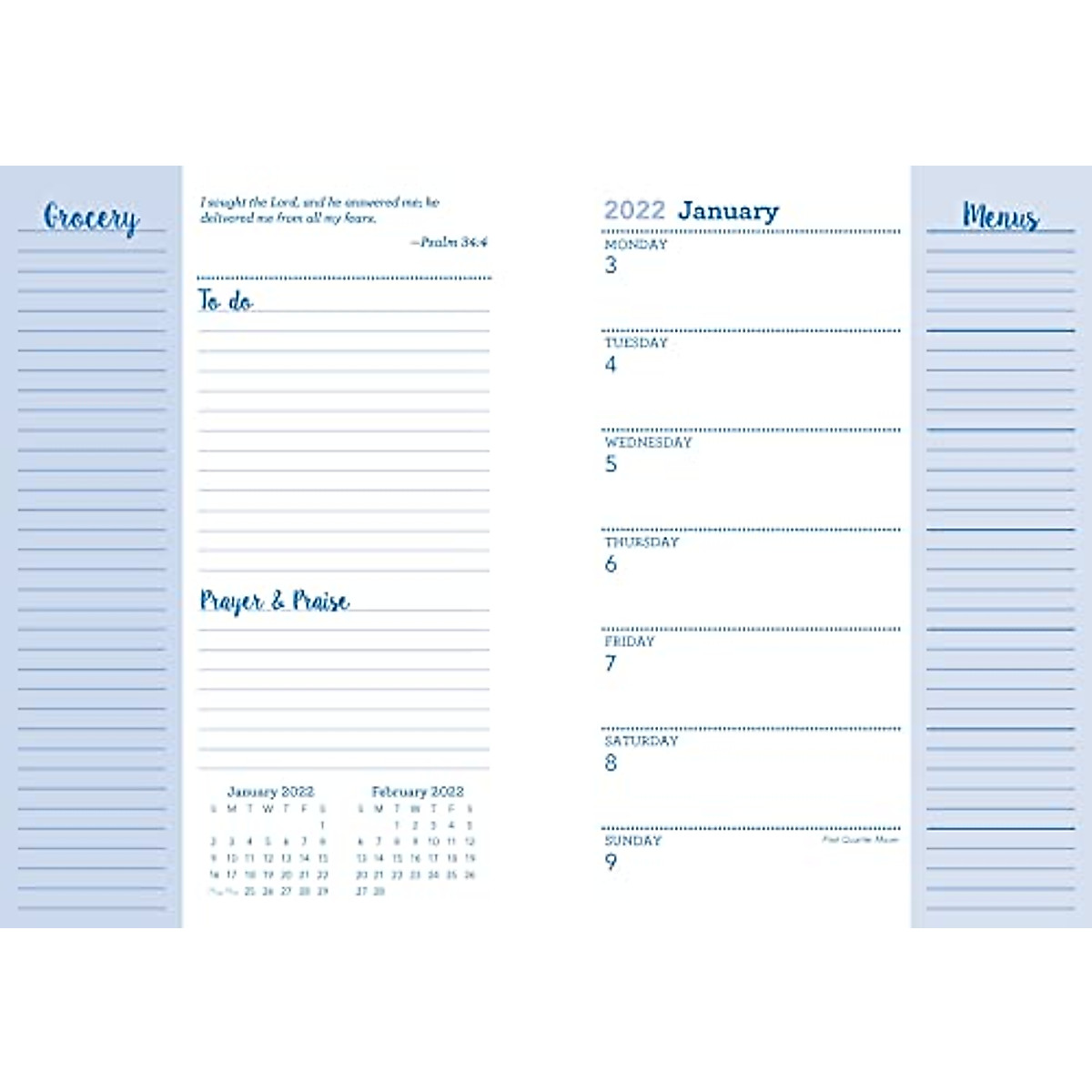 2022 Amy Knapp's Christian Family Organizer: 17-Month Weekly Mom Planner with Stickers