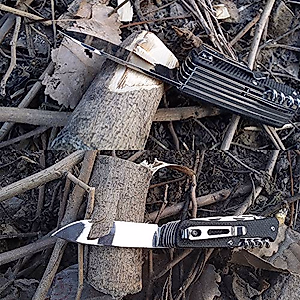 Ruike Multitool Small Pocket Knife for men Folding Camping Knife EDC Utility Outdoor Gear 17c27 Cool Steel Screwdriver LD51