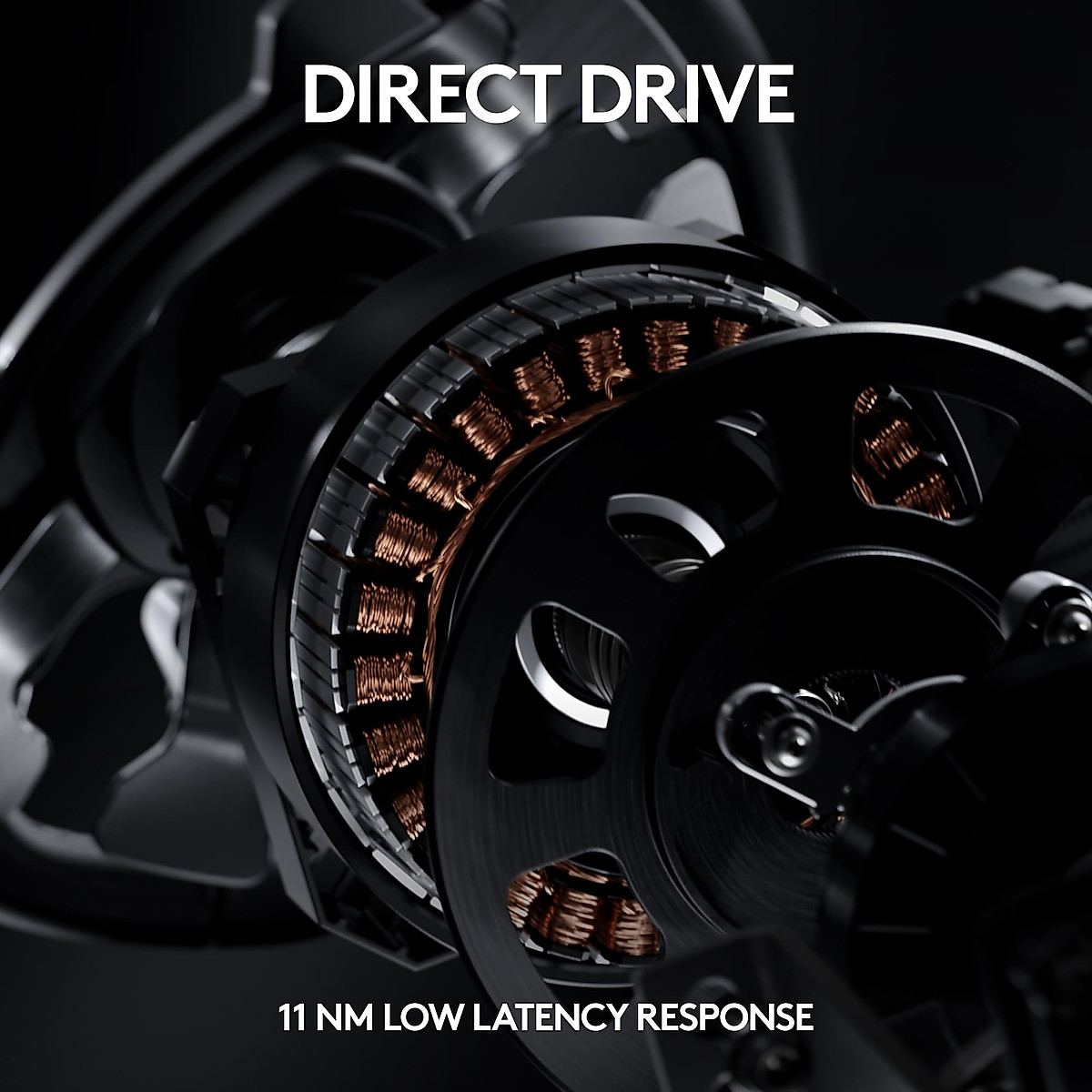 Logitech G PRO Racing Wheel for PC, Direct Drive 11 Nm Force, TRUEFORCE Force Feedback, Magnetic Gear Shift Paddles, Dual Clutch, OLED Display, Quick Release, PRO Button Layout