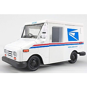 United States Postal Mail Truck USPS 1987 Grumman LLV 1:36 Scale Die Cast Metal 5 Inch Model Toy Truck