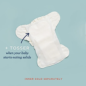 Esembly Tossers, Cloth Diaper Disposable Bamboo Liner, Fragrance-Free and Chlorine-Free, One Size, 200 Liners (2-Pack)