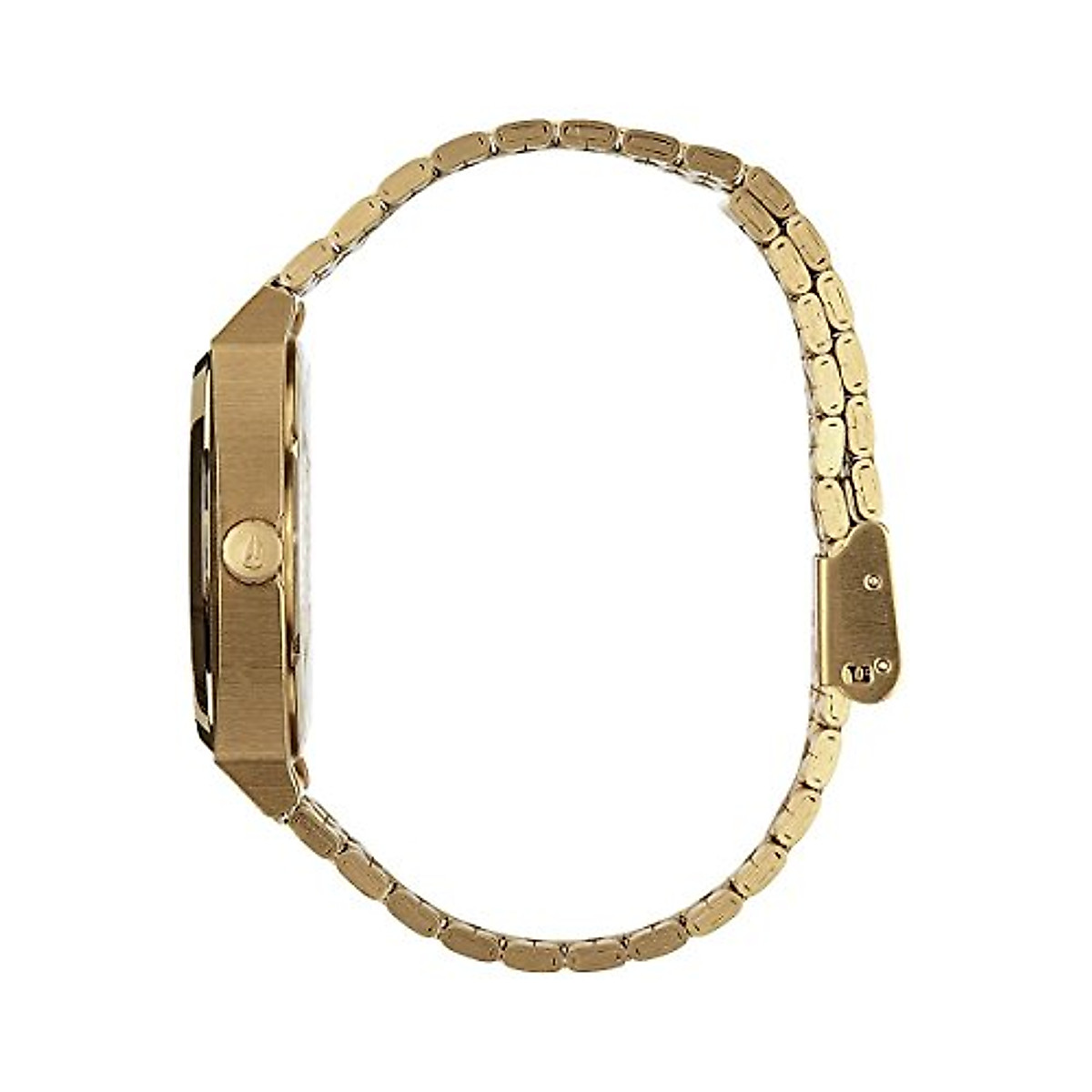 NIXON Time Teller A045 - All Gold / Gold - 100m Water Resistant Men's Analog Fashion Watch (37mm Watch Face, 19.5mm-18mm Stainless Steel Band)