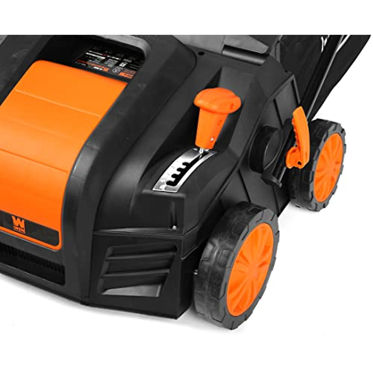 WEN DT1516 16-Inch 15-Amp 2-in-1 Electric Dethatcher and Scarifier with Collection Bag, Black