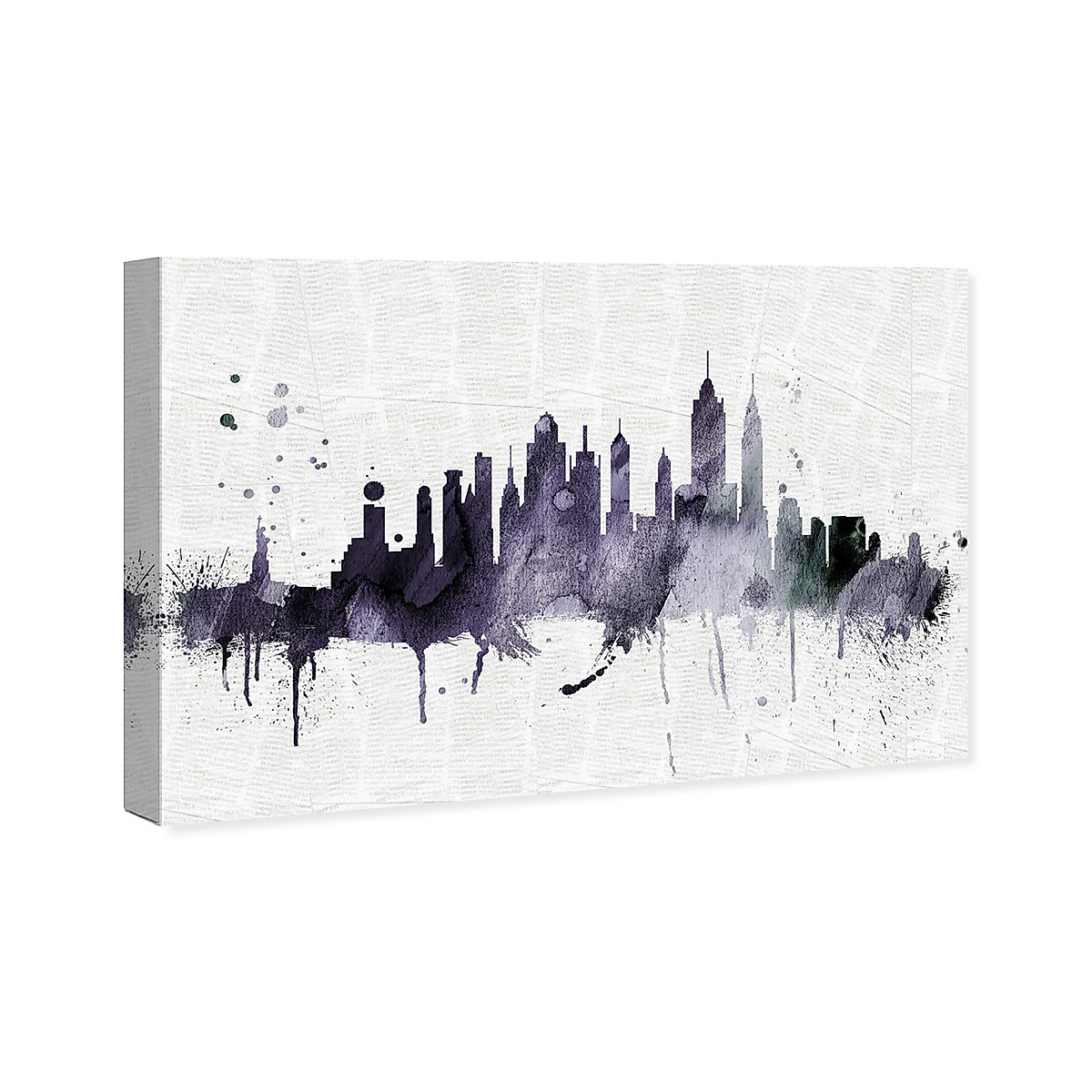 Wynwood Studio Cities and Skylines Wall Art Canvas Prints 'NY Skyline'