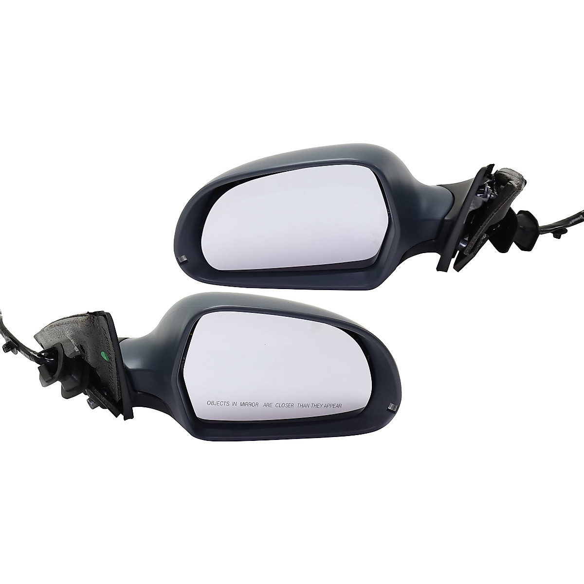 Kool Vue Driver & Passenger Side Power Heated Mirrors for Audi A4 Quattro A4 2009 With Signal Light; Without Memory Paintable Sedan & Wagon