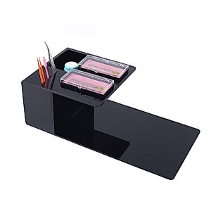 Eyelash Extension Pillow Shelf Stand, Makeup Tool Display Cabinet Shelves, Tool Organizer for Eyelash Extension Pillow - Black