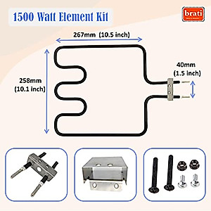 1500 Watt Heating Element Kit Replacement part for Masterbuilt 30-inch electric smokers,fit for Masterbuilt 20070210/MB20070210 Analog Electric Smoker
