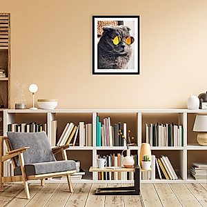 Black 12x16 Wood Picture Frame Diamond Painting Frames 30x40cm Display Pictures 10x14 in/ 25x35cm with Mat or 12x16in / 30x40 cm Without Mat 12 x 16 Frame for Diamond Art Poster Photo Wall Mounting