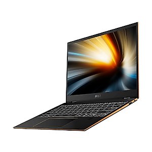 MSI Summit E13 Flip Evo 13.4" FHD+ 120hz Touch 2 in 1 Business Laptop: Intel Core i7-1260P Iris Xe 16GB LPDDR5 512GB NVMe SSD, 360-Degree Flip, Thunderbolt 4, MSI Pen, Win 11 Pro: Ink Black A12MT-002