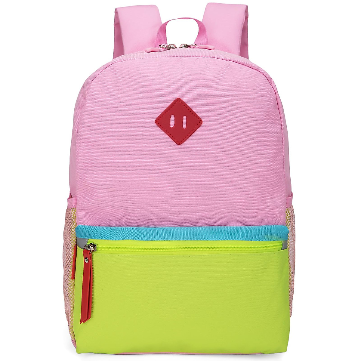 HawLander Preschool Backpack for Toddler Girls, Kids School Bag, Ages 3 to 7 years old, Small, Pink Yellow