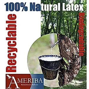 30PC Biodegradable Remembrance Balloons: White & Silver Personalizable Funeral Balloons for Balloon Releases & Sympathy Gifts | Created/Sold by AMERIBA, a USA company (Variety Pk White, Black Writing)