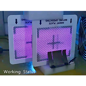 Ceramic Ozone Plates for Generic Ozone Generator，Washable Purification Air Purifier 4.5" x 4.5" Air Fresh Replacement Parts (2-PCS)