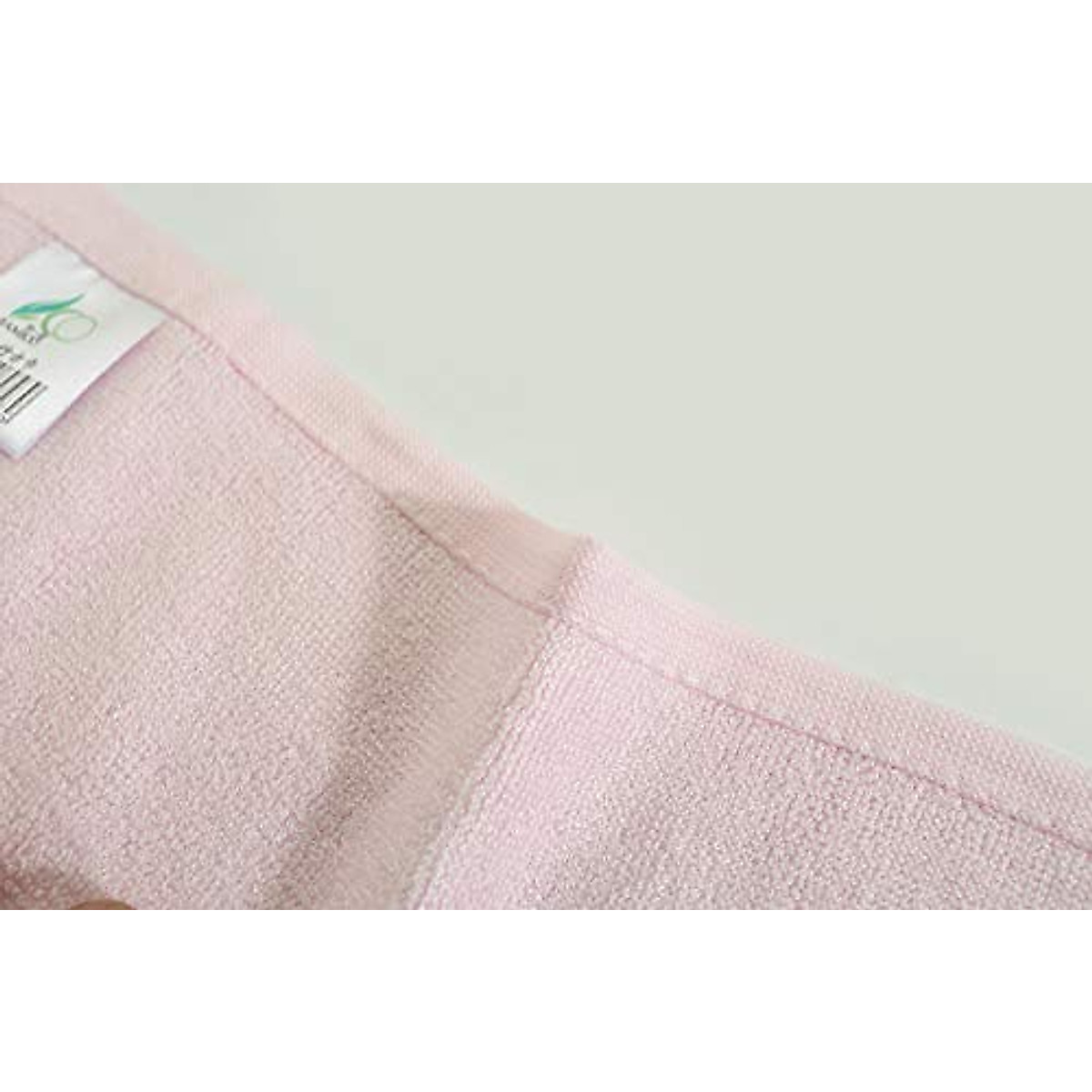 100% Bamboo Fiber Fade-Resistant Super Soft and High Absorbent Multi-Purpose Fingertip Towels, 8 Washcloths Face Cloths (10inch x 10inch).8Pieces
