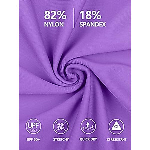 ATTRACO Athletic One Piece Bathing Suit for Women Lap Swimming Suits Teen Slimming Swimwear