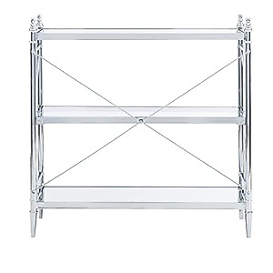 Linon Console Chrome