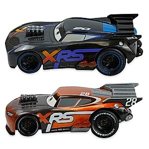 Disney Pixar Jackson Storm & Tim Treadless Pull 'N' Race Die Cast Set – Cars