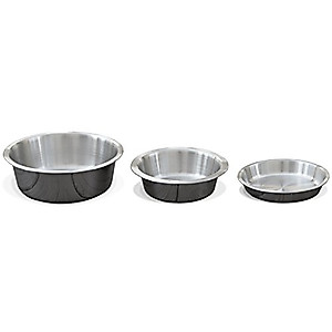 PetFusion Premium 304 Food Grade Stainless Steel Dog & Cat Bowls. Cat Bowls Shallow & Wide for Relief of Whisker Fatigue 13-Ounce