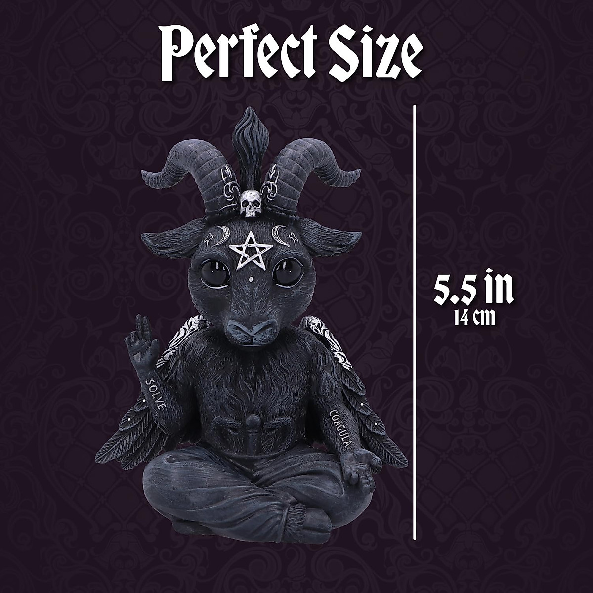 Nemesis Now Cult Cuties Adorable Occult Figurines, Bewitching Evil Spirit Creatures, Hand-Painted, Resin - Baphoboo