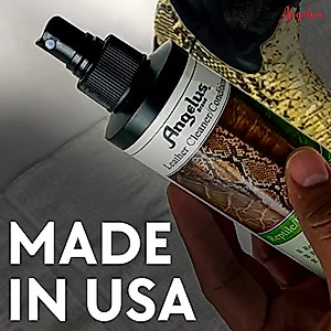 Angelus Reptile Exotic Skin Cleaner Conditioner 8 Oz. For Boots, Shoes, Bags 8oz -Safe Made in USA