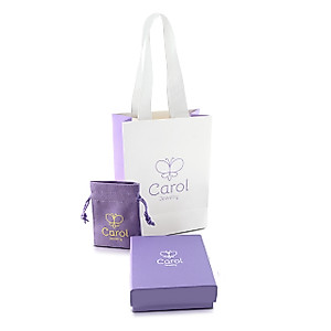 Carol Jewelry 18k Solid Yellow Gold Tiny Nose Stud Bone L Shape Heart 2.5 mm Shaped Nose Piercing