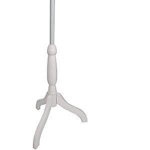Female Dress Form Mannequin Torso Body with Adjustable Tripod Stand Dress Jewelry Display (White)