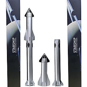 Flmenunu SpaceX Starship 1/375 Diecast Rocket Model