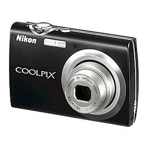 Nikon Coolpix S230 10MP Digital Camera with 3x Optical Zoom and 3 inch Touch Panel LCD (Jet Black)