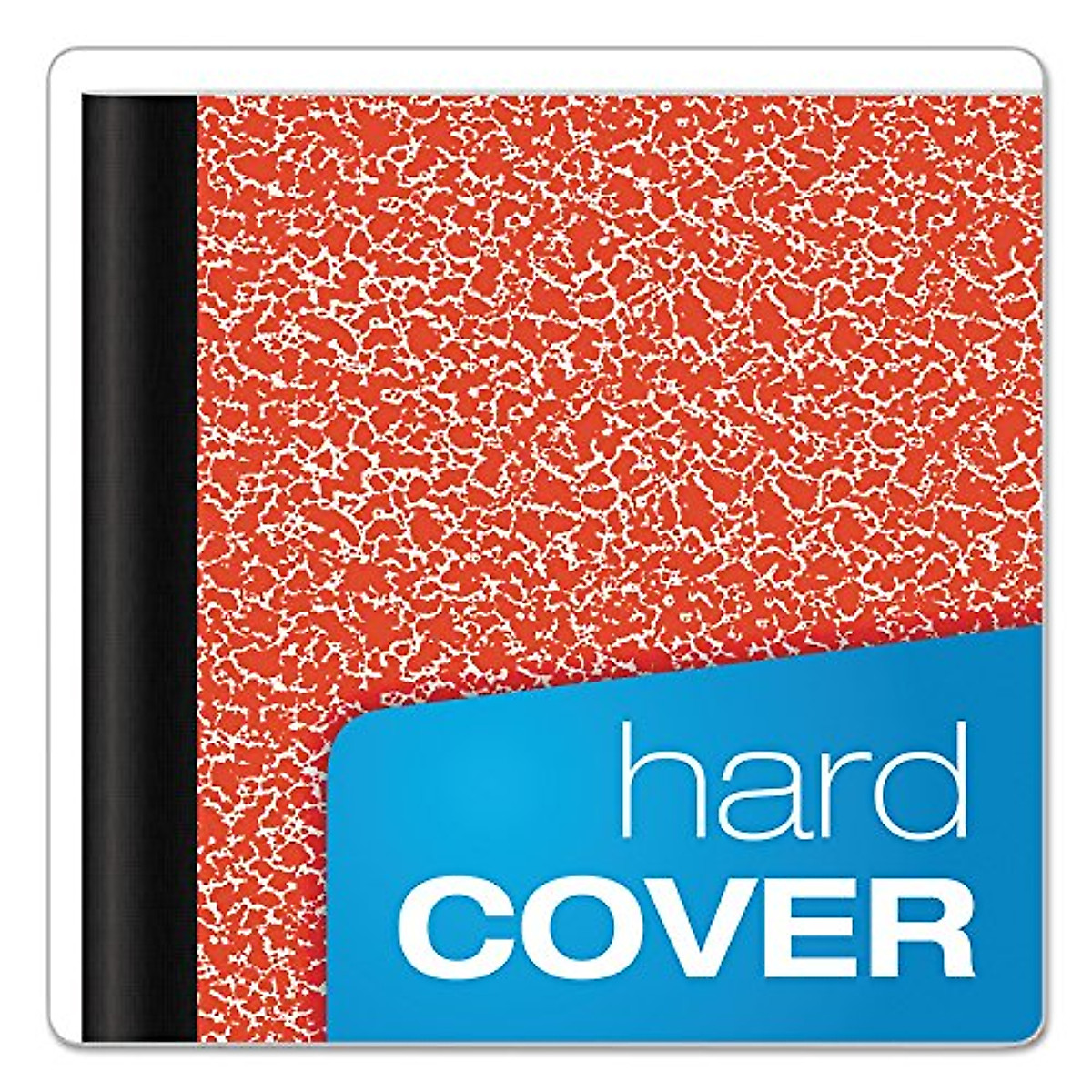 TOPS Composition Book, Wide/Legal Rule, Randomly Assorted Marble Cover, (100) 9.75 x 7.5 Sheets