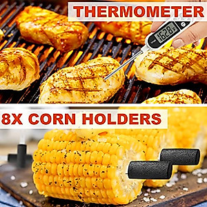 22PCS Grill Tool Set with Aluminum Case for Outdoor Camping Barbecue, Perfect Grill Kit Gift for Men Women on Birthday Father’s Day, Grill Utensils Set, Specially Designed BBQ Set for Pro