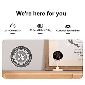 owltron Indoor Security Camera, 2 Pack 1080P Dog Cameras for Home Security WiFi Camera with Night Vision,Human Motion Detection,2-Way Audio Dog/Baby Monitor with Camera,Compatible with Alexa…
