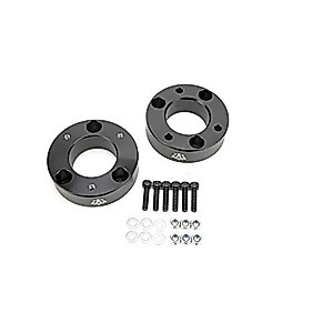 Front Leveling Kit 2.5" Inches - Fits 2004-2018 Ford F-150 Pickup Truck 2WD, 4 Wheel Drive 4WD, 4x4 - Front Strut Spacers Lift 2 1/2 Inch - Forged Aircraft Aluminum Billet Construction