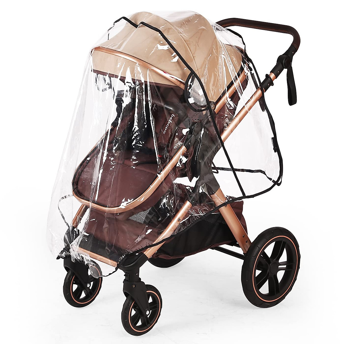 Stroller Rain Cover, Baby Stroller Weather Shields Universal Accessory, Waterproof, Windproof Protection, Protect from Dust Snow, Baby Travel Weather Shield for Outdoor