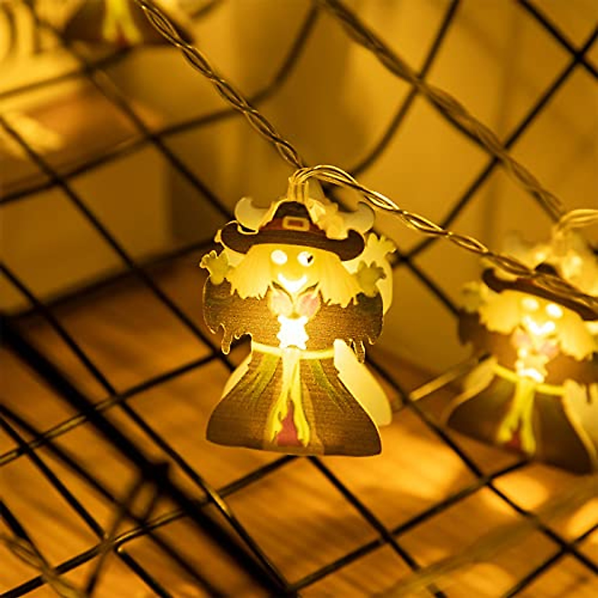 Lovskoo Halloween Decorations Indoor Outdoor 59in Witch Led Lights Waterproof Halloween Lights Garden Lights Halloween Party Decorations Witch Decor Happy Halloween Sign Halloween Scary Decorations