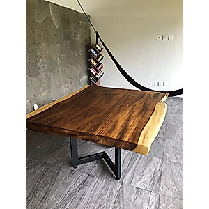 LIVE EDGE SQUARE DINING TABLE