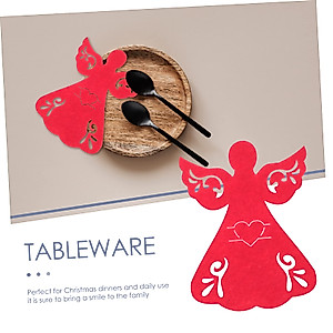 BESTOYARD 8pcs Cutlery Bag Silverware Storage Cover Baby Shower Decoration Silverware Sleeves Utensil Holder Decorative Silverware Holder Silverware Bags Desktop Non-woven Fabric Cutlery Set