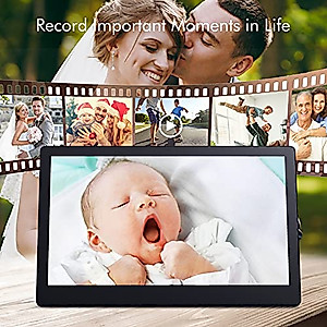 FRAMEO 15.6 Inch FHD Digital Photo Frame WiFi, MARVUE Vision 15 Smart WiFi Electronic Digital Picture Frame Large Touch Screen&16GB Storage,Easy Setup to Share Video and Photos from Anywhere