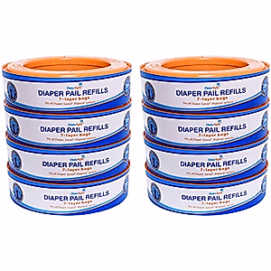 ChoiceRefill Compatible with Diaper Genie Pails, 8-Pack, 2160 count