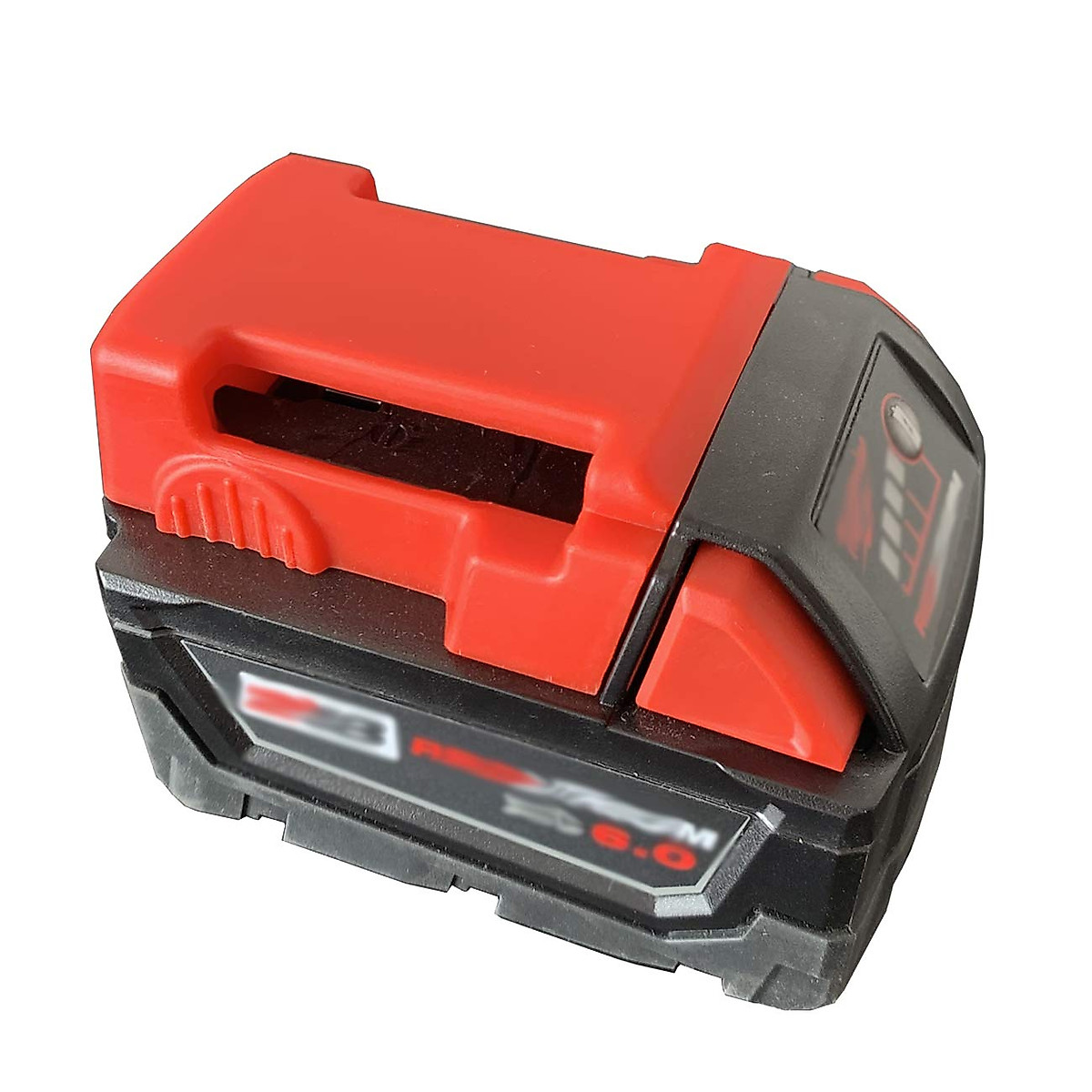 UOSXVC 10-Packs Battery Holders for Milwaukee 18V Mount Dock Fit for M18 Battery (No Battery)