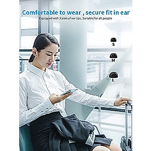 Kenayo Wireless Earbuds Pro 2022 for Android, iOS, Laptop, Tablet with Bluetooth with Charging Case Touch Control Sound with Deep Bass Auto Pairing Headphones for Sports, Travel & Gym (Purple)