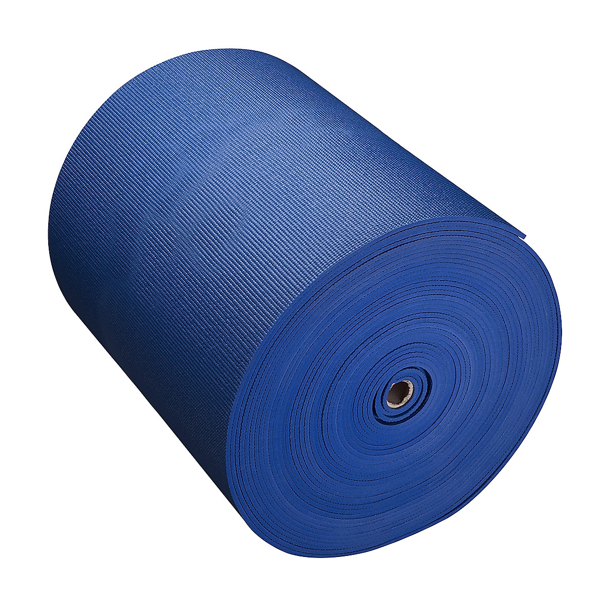 Sunshine Yoga Explore Yoga Mat Roll, 24in x 100ft Exercise Mat, 4mm Thick Non-Slip Gym Mat for Home Workout and Fitness, Anti-Tear, Cut up to 17 Regular Yoga Mats, Dark Blue