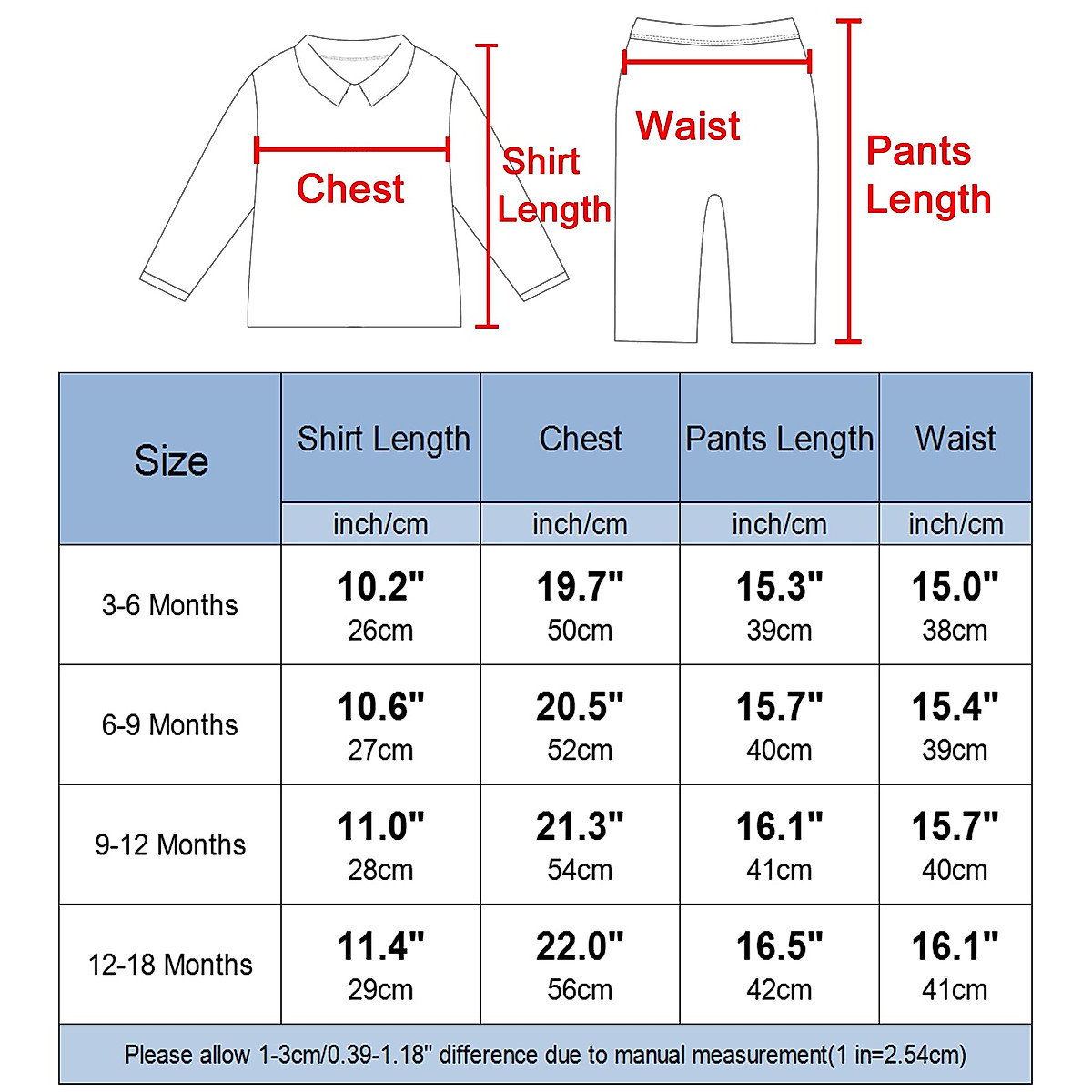 A&J DESIGN Baby Baptism Outfit Boy Christening White Suits 3-6 Months