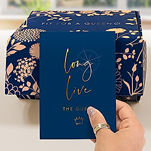 Luxe England Gifts Royal Gift Basket for Women - Best Mother's Day Gift Box, Thank you, Congratulations, Happy Birthday Gifts for Women Friend, Wife, Mom, Sister