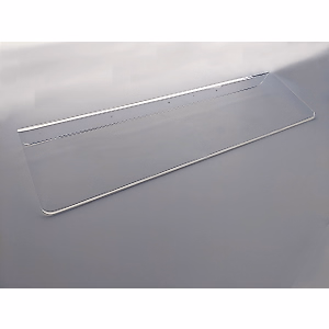 40" Long Clear Floating Shelf (12" deep)