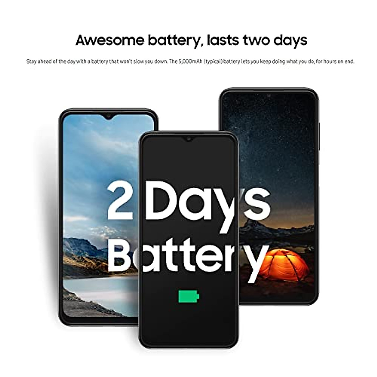 SAMSUNG Galaxy A13 4G (128GB, 4GB) 6.6" Full HD, Android 12, 50MP Quad Camera, Dual SIM Volte GSM Factory Unlocked (US + Global) International Model A135M/DS (w/Extra Fast Adapter, Black)