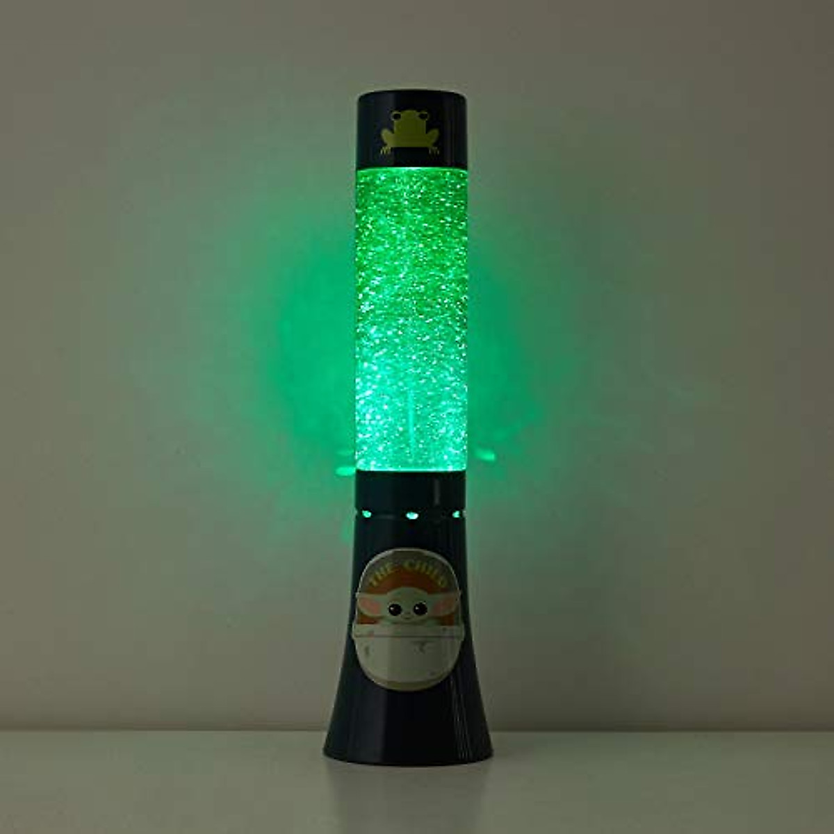 Star Wars: The Mandalorian, Featuring The Child, Glitter Light Up Volcano Lamp