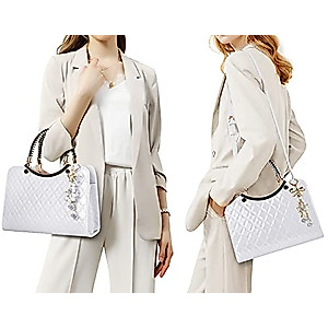 TIBES Shiny Patent Leather Women Purses Satchel Handbags Ladies Fashion Top Handle Handbags Crossbody Shoulder Bags