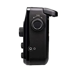 Retekess TR604 AM FM Radio Portable Transistor Analog Radio with 3.5mm Earphone Jack Battery Operated by 3 D Cell Batteries AC Power for Elders (Black)